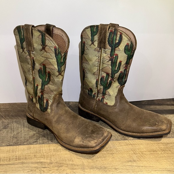 Twisted X | Shoes | Twisted X Top Hand Western Square Toe Bomber Cactus ...